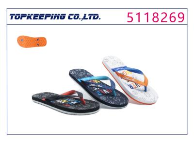 China Lightweight EVA Sole Heal cartoon flip flop For Kid Boy for sale