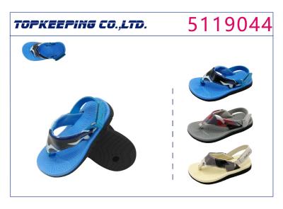 China Beach Kids Eva Sandals Boy Navy Blue Casual EVA Thong Sandal for sale