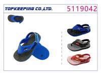 China Summer Comfortable Soft Kids Eva Sandals Toddler Boy EVA Sports Thong Sandal for sale