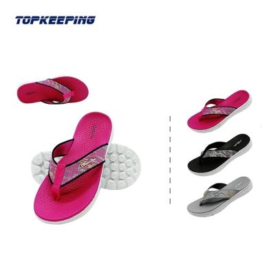 China Red Bottom Ladies Rubber Slipper Beach Comfortable Ladies Mule Slippers for sale
