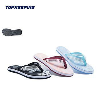 China Pretty Women EVA Textile Pretty Flip Flop Beach for sale