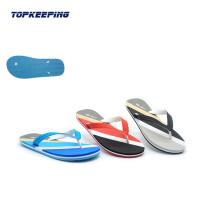 China Summer Cool Beach EVA Slipper Man Male PVC Blue Flip Flop for sale