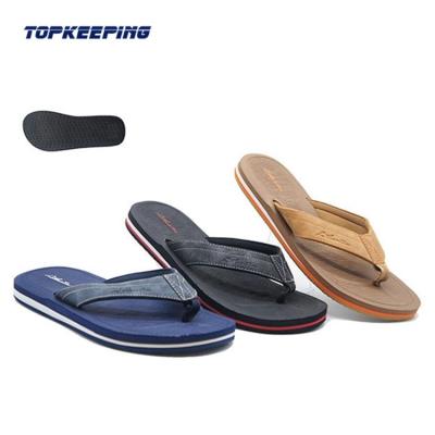 China Rubber EVA Thick Sole Flip Flops Mens Designer Slippers Size 13 for sale