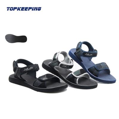 China Man Sports Summer Outdoor Sandal Shoes Black Flat Sandal for sale