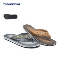 China Flat Heel Custom Logo EVA Surf Flip Flop Rubber Sole for sale