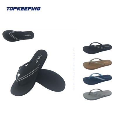 China Women EVA Thong Platform Flip Flop Gem Rhinestone Slipper for sale