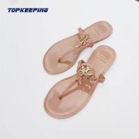 China New Custom Pretty Fashion Female Flat Slippers 64022000 for sale