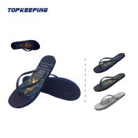 China Outdoor Lady PVC Slipper Sports Plain PE Flip Flop For Women for sale