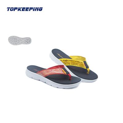 China Non Slip Summer Elastic Flip Flop OEM Design Slipper For Men for sale