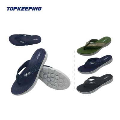 China Beach Outdoor Sports Navy Blue Flip Flop Man Flip Flops for sale