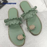 China Outdoor Jelly Slippers Womens Summer Woman Shoes New Sequin for sale