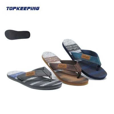 China Outdoor Soft Rubber Slippers Reef EVA Soft Sole Flip Flops Mens for sale