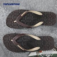 China Textured PE Slipper Adult Footwear Soft Flip Flop For Man for sale