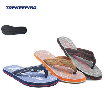 China Men Rubber EVA Non Slip Flip Flop Sublimation Print Blank for sale