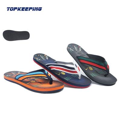 China Summer Soft Rubber Slippers Men EVA Brown Outdoor Flip Flop Vendor for sale