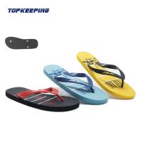 China Colorful Plastic PE Beach Flip Flop Anti Slip Flip Flop For Man for sale