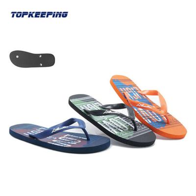 China Summer Latest Fashion Beach Flip Flop Eva Sole PVC Upper Flip Flop For Man for sale