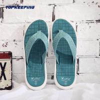 China Fashion Soft Mens Sports Slippers Men Flip Flop Blue Black Sandal for sale