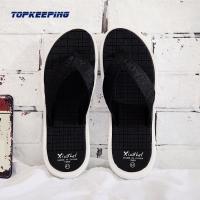 China Fashion Soft Mens Sports Slippers Men Flip Flop Blue Black Sandal for sale