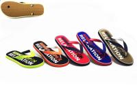 China Colorful Fashion Men Rubber Slipper EVA Cartoon Flat Flip Flop for sale