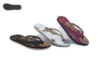 China Lady Rubber Sole Slippers Woman Flip Flops PU EVA Sole Flip Flop for sale