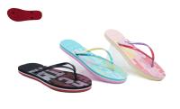 China Outdoor Women Flat Sandal Lady PU EVA Sole Sliders for sale