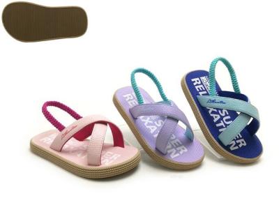 China Waterproof Girl Kids Eva Sandals Upper And Sole Material EVA for sale