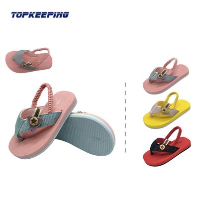 China Summer Colorful Casual Youth Girl Sandal Rubber EVA sole for sale