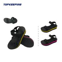 China Summer EVA Textile Outdoor Sandal Shoes Lady Woman Black for sale