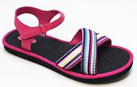 China Lady Black Red Comfy Sandals For Women Summer Outdoor for sale