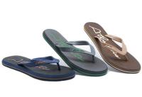 China Fashion Men Soft Rubber Slippers Compound Rubber EVA Sole Flip Flop Blank Grey Brown for sale