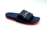 China Navy Foot Wear Adult Sliders Soft PU Sole Slide Slipper for sale