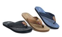 China Outdoor Rubber EVA Anti Slip Insole Men Wearing Flip Flops for sale