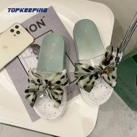 China Summer Girl Pvc Flats Bow Md Sole Women'S Rubber Slide Sandal for sale