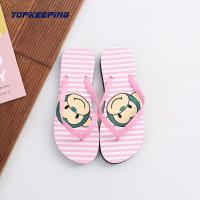 China Female Pe Upper Odm Comfy Flip Flops Slipper Outdoor Fashion Cute Pvc Sole For Lady for sale