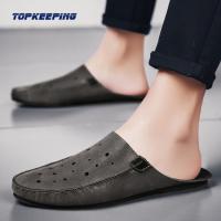 China Outdoor Comfort Logo Flat Odm Summer Sandals For Men for sale