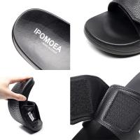 China EUR45 Genuine Leather Upper Mens EVA Slides BV Certified for sale