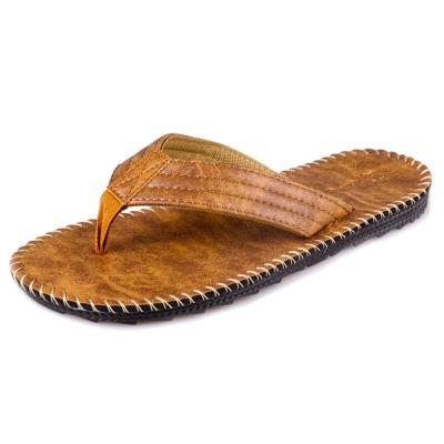China Flat Retro Mans PVC PU Foam Summer Slippers EUR40 for sale