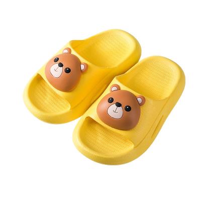 China Children'S Flat Heel Cartoon Animal PVC Yeezy Slippers for sale