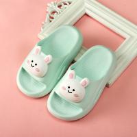 China Children'S Flat Heel Cartoon Animal PVC Yeezy Slippers for sale