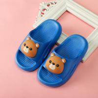 China Children'S Flat Heel Cartoon Animal PVC Yeezy Slippers for sale