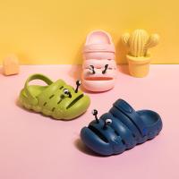 China Non Slip Cute Insect Kids Beach Shoes With Grid Bottom for sale