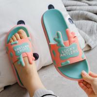 China Summer Cute Animal Elk PVC Bedroom Slipper For Kids for sale