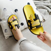 China Summer Cute Animal Elk PVC Bedroom Slipper For Kids for sale