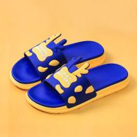 China Summer Cute Animal Elk PVC Bedroom Slipper For Kids for sale