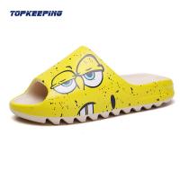 China Shock Absorption Summer Unisex Cartoon Elmo Yezzy Slides for sale