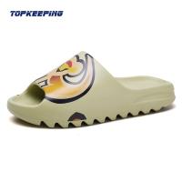 China Shock Absorption Summer Unisex Cartoon Elmo Yezzy Slides for sale