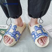 China OEM Ethylene Vinyl Acetate Summer Beach Cartoon Women Yezzy Slides for sale
