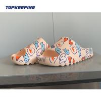 China Summer Indoor Printed Flat EVA Women Yezzy Slides for sale