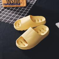 China Regular Fit Female EVA Elmo Cartoon Printed Yeezy Slides for sale